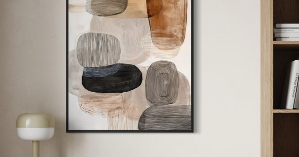 Paveikslas - Sandstone Whispers įrėmintas printas interjerui | DGart.lt